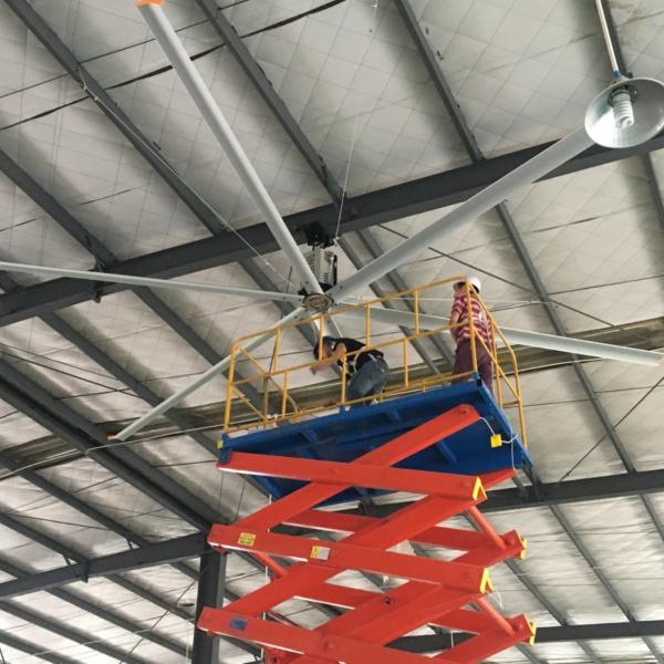 Werkstatt-Deckenlüfter-Ventilator-Luftkühler-Geräte 1.5KW Hvls industrielle