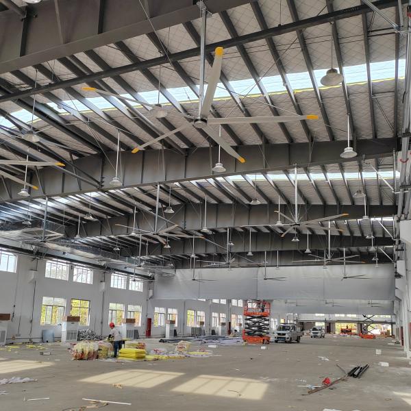 Werkstatt-Deckenlüfter-Ventilator-Luftkühler-Geräte 1.5KW Hvls industrielle