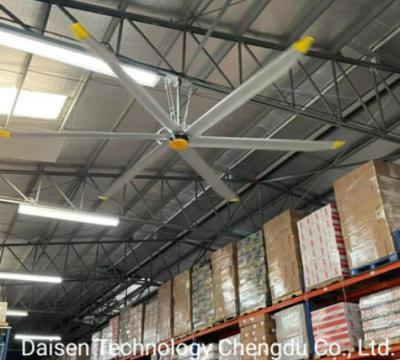 Cina Aspiratore di raffreddamento di ventilazione Hvls del ventilatore da soffitto industriale di Daisen con il motore di Pmsm in vendita