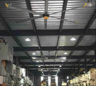Cina Aspiratore di raffreddamento di ventilazione Hvls del ventilatore da soffitto industriale di Daisen con il motore di Pmsm in vendita