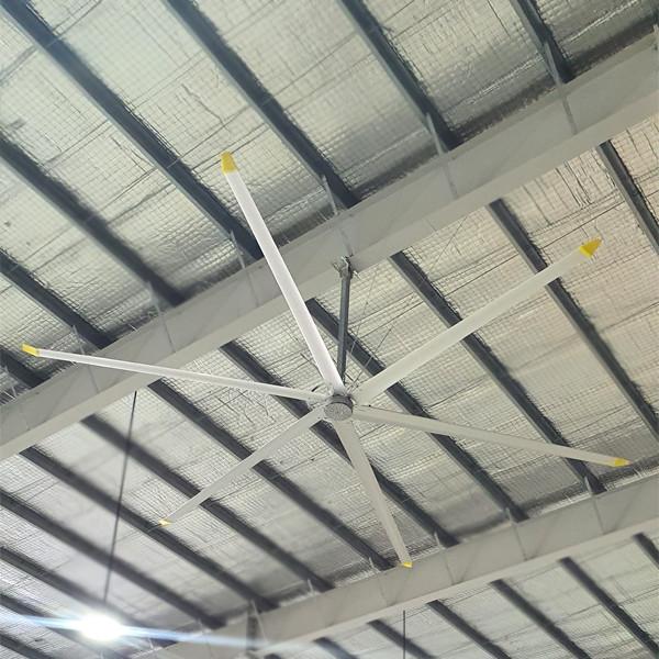 0.40KW 고속 고용량 대형 HVLS 팬 헬스몰