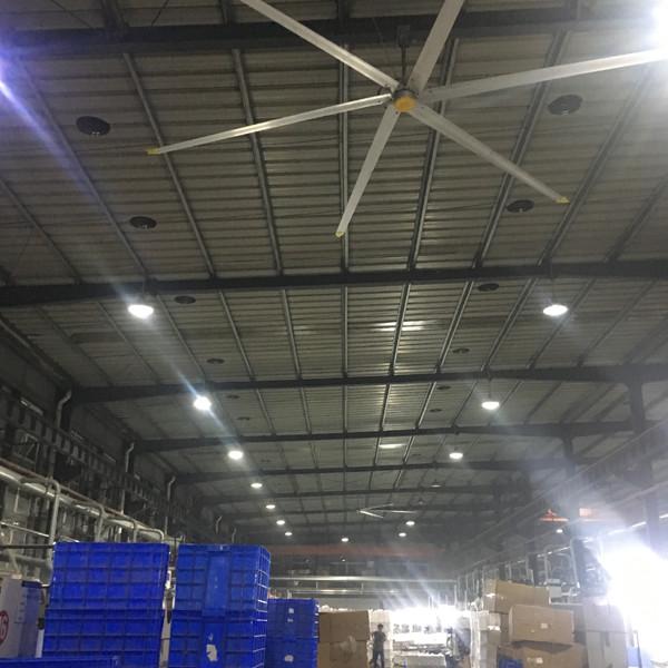 0.40KW 고속 고용량 대형 HVLS 팬 헬스몰