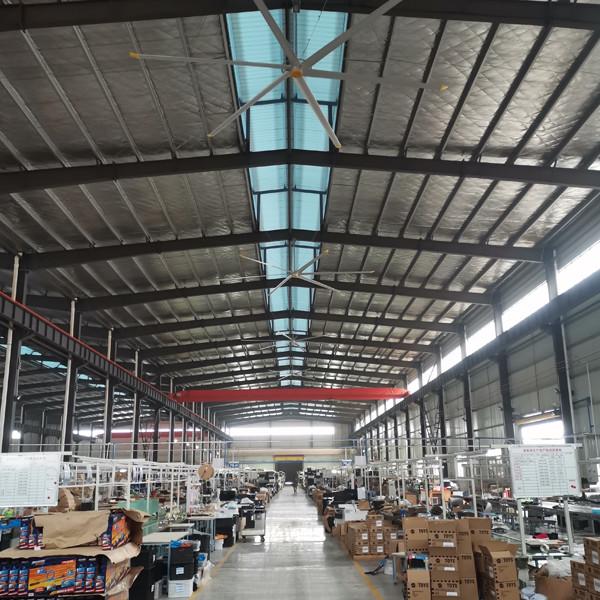 0.40KW 고속 고용량 대형 HVLS 팬 헬스몰