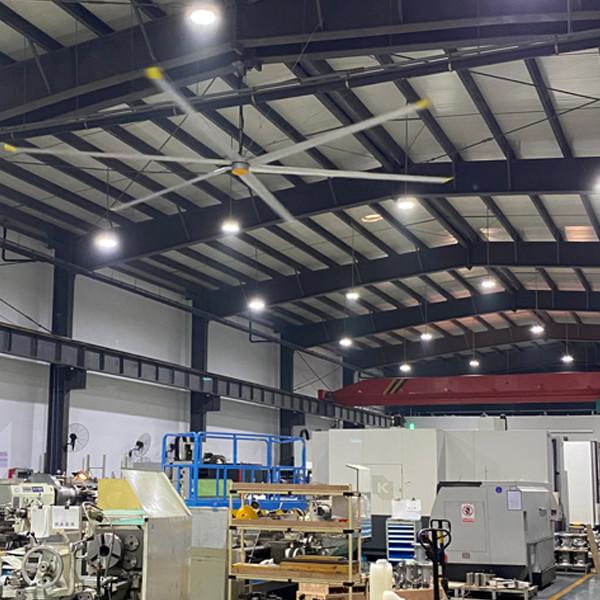 0.40KW 고속 고용량 대형 HVLS 팬 헬스몰