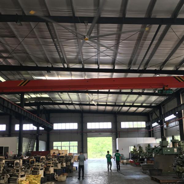 0.40KW 고속 고용량 대형 HVLS 팬 헬스몰