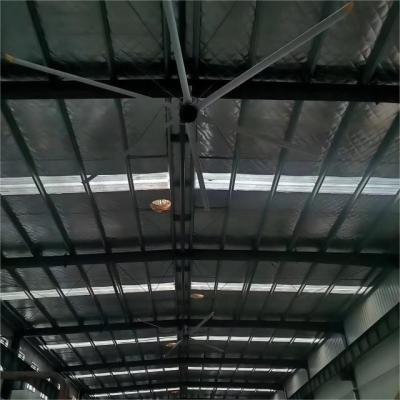 China 7.3m 24FT Large Industrial Hvls Ceiling Fan PMSM Brushless Motor And Super Air Volume for sale
