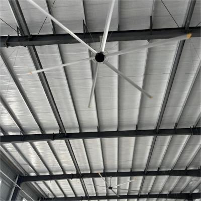 China 7.3m 24FT Large Industrial Hvls Ceiling Fan PMSM Brushless Motor And Super Air Volume for sale