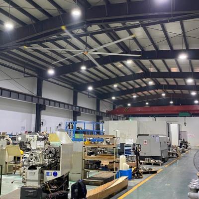 China 6pcs Blade 7.3m 24FT Pmsm Energiebesparende industriële ventilator voor luchtkoeling en ventilatie Te koop