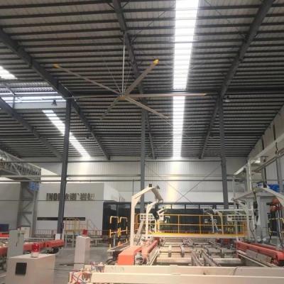 China Alumínio Magnésio 7,3m 24FT grande ventilador de teto industrial para hotéis e soluções de ventilação à venda