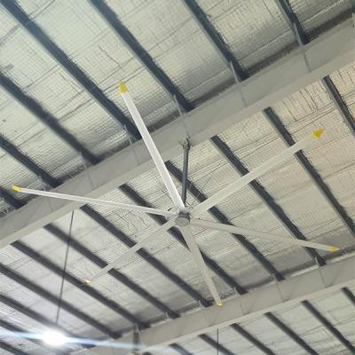 China 8FT-24FT Material de lâmina Al-Mg liga HVLS Ventiladores de teto para refrigeração de ar de centro esportivo ou ginásio à venda