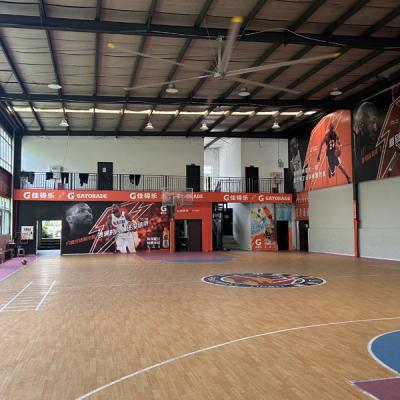 China 8FT-24FT Material de lâmina Al-Mg liga HVLS Ventiladores de teto para refrigeração de ar de centro esportivo ou ginásio à venda