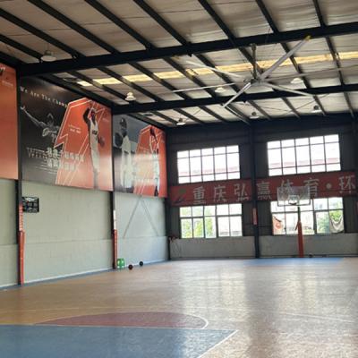 China 8FT-24FT Material de lâmina Al-Mg liga HVLS Ventiladores de teto para refrigeração de ar de centro esportivo ou ginásio à venda
