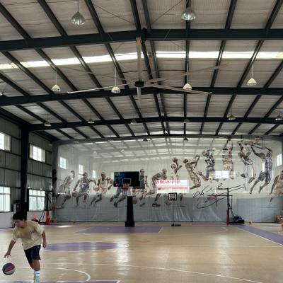 Cina Ventilatori di soffitto HVLS a motore PMSM per laboratorio di produzione di cavi raffreddamento dell'aria in vendita