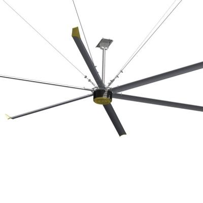 China 0.6KW Koelfunctie Energie 4.2M PMSM HVLS Plafondventilatoren voor luchtkoeling in restaurant en food court centrum Koelvloeistof Te koop