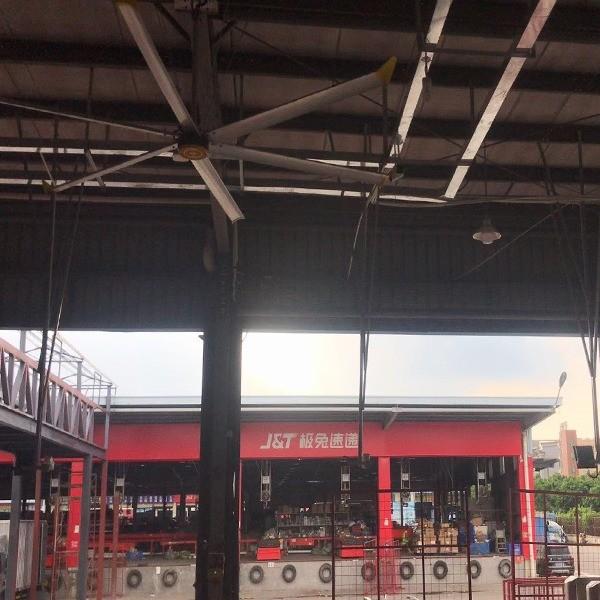 16FT Βιομηχανικοί ανεμιστήρες για τη βέλτιστη κυκλοφορία αέρα σε χώρους σχολείων και γυμναστηρίων 0.3KW