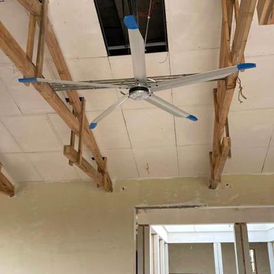 China Vielseitiger 2,4 m 8FT Bürstenloser HVLS Deckenventilator für Lebensmittelgeschäfte und Produktionsanlagen zu verkaufen