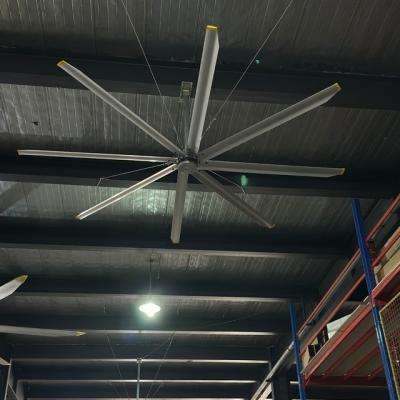 China High Volume Air Cooling 3.6m 12FT Industrial Large HVLS Ceiling Fan with 8 Blades for sale