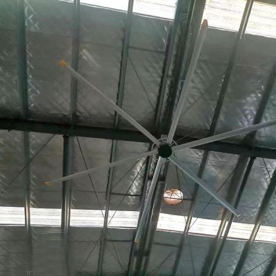 중국 팬 직경 8FT-24FT PMSM 케이블 생산 작업실용 모터 구동 HVLS 천장 팬 판매용