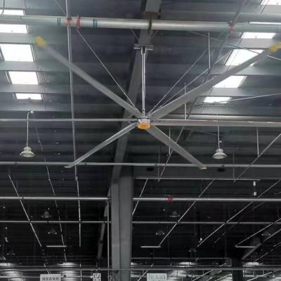 China 1.5kw PMSM motor ventilador de teto industrial para ventilação de armazém e arrefecimento de ar à venda