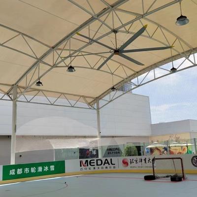 China Plafond gemonteerde 16ft HVLS ventilator voor optimale luchtkoeling en ventilatie in de industrie Te koop