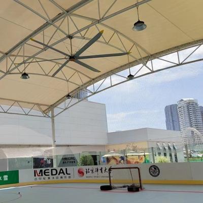 China Plafond gemonteerde 16ft HVLS ventilator voor optimale luchtkoeling en ventilatie in de industrie Te koop