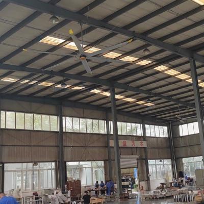 China Plafond gemonteerde 16ft HVLS ventilator voor optimale luchtkoeling en ventilatie in de industrie Te koop