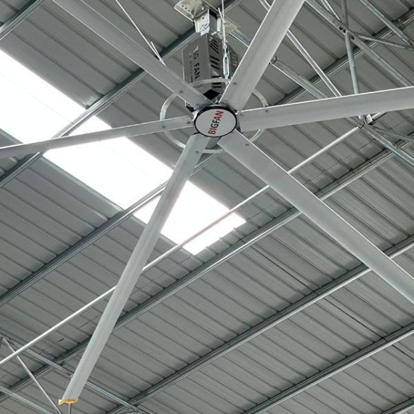 24FT 1.5KW Power Giant Gearbox Industrial HVLS Ceiling Fan for Warehouse Air Cooling