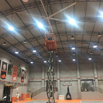 China BLCD Motor Drive Type 5.0m 16FT Gearbox Industriële HVLS Plafondventilator voor magazijn Te koop