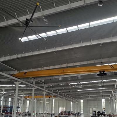 Cina 7.3m 24ft grande ventilazione industriale e raffreddamento ventilatore HVLS dalla fabbrica cinese in vendita