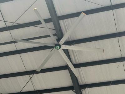 Cina Applicazione di ventilatori industriali a soffitto di grandi dimensioni nel centro sportivo interno del basket in vendita