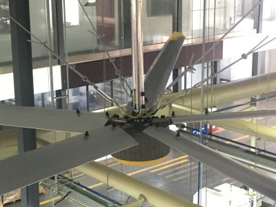 Cina Ventilatore di soffitto per la personalizzazione e le opzioni di montaggio di grandi ventilazioni industriali in vendita