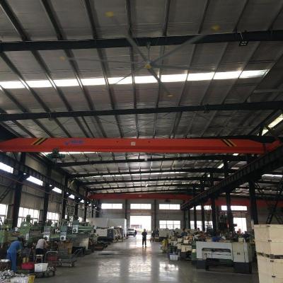 China 7.3 metros HVls Ventilador de teto industrial gigante para espaços altos e grandes à venda