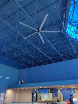 China 4s Car Workshop 6 Blade Large Industrial HVLS Ceiling Fan for sale