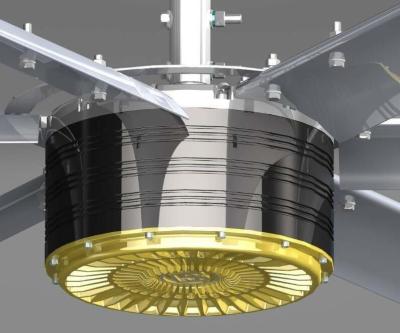 Cina 7.3M 24 FooT Pmsm Motore Ventilazione industriale Grandi ventilatori HVLS in vendita