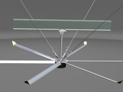 Cina 7.3M 24 FooT Pmsm Motore Ventilazione industriale Grandi ventilatori HVLS in vendita