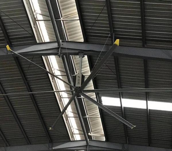 Большие промышленных 22FT высокого объема низкоскоростные потолочные вентиляторы
