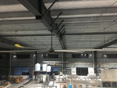 Cina Motore a cambio 12 ft magazzino di aria interna ventilatori HVLS industriali in vendita