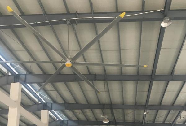 24FT Big Industrial Pmsm Hvls Ceiling Fan For Air Cooling And Ventilation