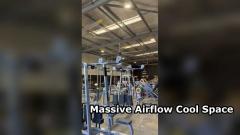 View 6 Blade 16 Foot 5.0M High Volume Low Speed Fans Demo