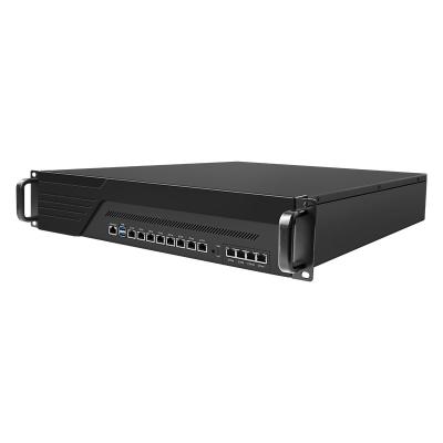 China Zynshield 1U Rackmount Firewall i3i5i7 6th~9th 8 2.5G 2SFP+ 4SFP+ Bypass Redundant PCIe X8 for sale