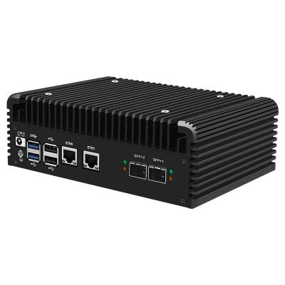 China Zynshield N305 Dual RJ45 2.5G Dual 10G RJ45 Ethernet Ports Dual SFP+ Desktop Router Gateway for sale