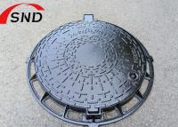 Quality GGG50 Ductile Iron Round Manhole Cover D400 500X600mm with 40 Tons Loading for sale