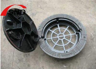 China Double Layer Anti-Settlement D400 Ductile Iron Manhole Cover with ISO9001:2015 Certification for sale