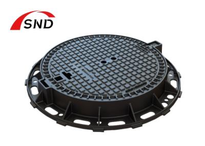 China D400 Hinged Round Ductile Iron Manhole Cover with ISO9001:2015 Certification for Urban Roads for sale
