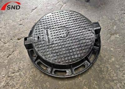 China EN124 Standard D400 Round Cast Iron Manhole Cover 700*700*100mm for Urban Roads for sale