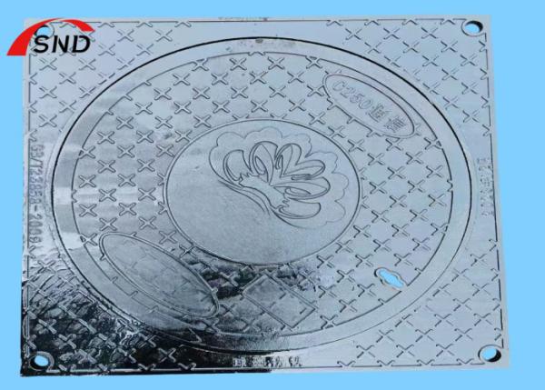 Quality D400 E600 F900 Heavy Duty Drain Cover Manhole Cover with Round To Square Design for sale