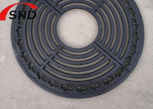 Quality E600 Round Tree Grate DIN En124 Class F900 Tree Grates Cast Iron for sale