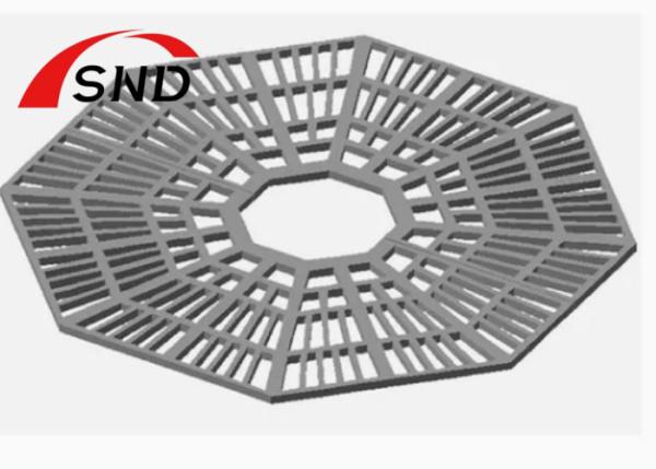 Quality Ductile Iron Tree Grating with ISO9001:2015 and DIN En124 Standards for Urban Landscape Protection for sale