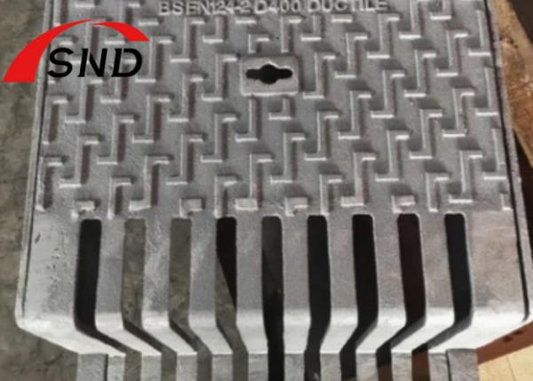 Quality Roll Kerb Type Cast Iron Gully Grating with Spray Paint and DIN/BS/JIS/ASTM Standard for Drainage Well for sale
