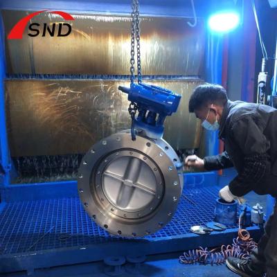 China CF8 Turbine Large Diameter Butterfly Valves Stainless Steel for sale